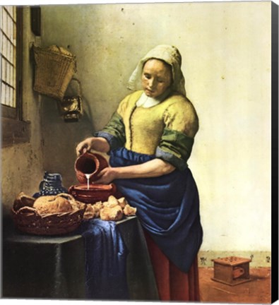Milkmaid, The Fine Art Print by Johannes Vermeer at FulcrumGallery.com