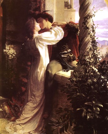 Romeo and Juliet Fine Art Print by Frank Dicksee at FulcrumGallery.com