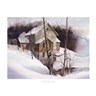 Winter Mill Fine Art Print by Stephen Bleinberger at FulcrumGallery.com