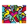 Heart Butterfly Fine Art Print by Romero Britto at FulcrumGallery.com
