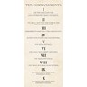 Ten Commandments - Roman Numerals Fine Art Print by Veruca Salt at ...