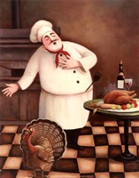 Fat Chef Wall Art and custom Fat Chef Art for Sale