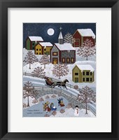 Christmas Scene Paintings | Christmas Scene Wall Art