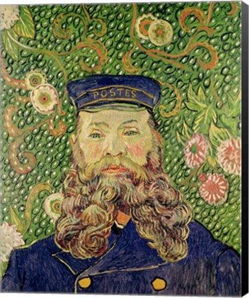 Portrait of the Postman Joseph Roulin, 1889 Fine Art Print by Vincent ...
