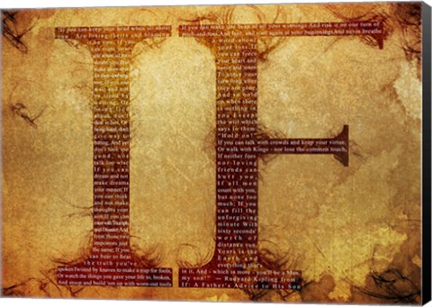 If Quote by Rudyard Kipling Fine Art Print by Rudyard Kipling at ...