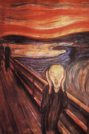 The Scream, c.1893 Wall Poster by Edvard Munch at FulcrumGallery.com