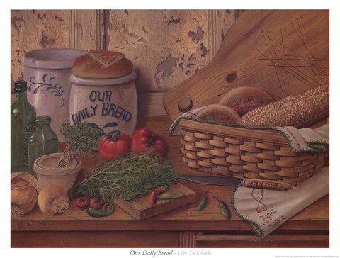 Our Daily Bread Fine Art Print by I. Lane at FulcrumGallery.com