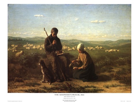 The Shepherd's Prayer Fine Art Print by Jozef Israels at FulcrumGallery.com