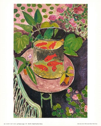 Matisse Red Fish And Sculpture