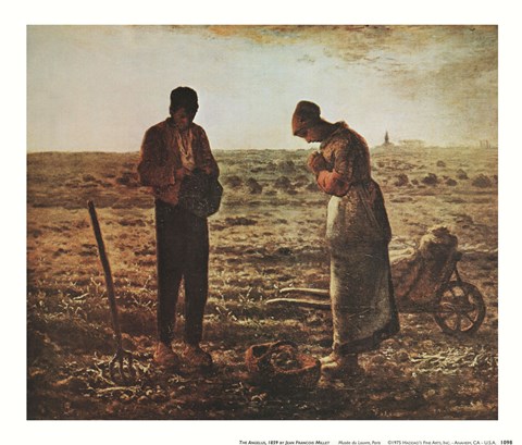 Angelus Fine Art Print by Jean Francois Millet at FulcrumGallery.com