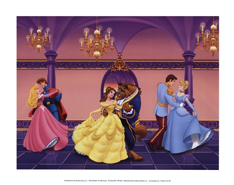 The Royal Ball Fine Art Print by Walt Disney at FulcrumGallery.com