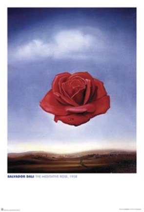 Meditative Rose, c.1958 (mural) Wall Poster by Salvador Dali at ...
