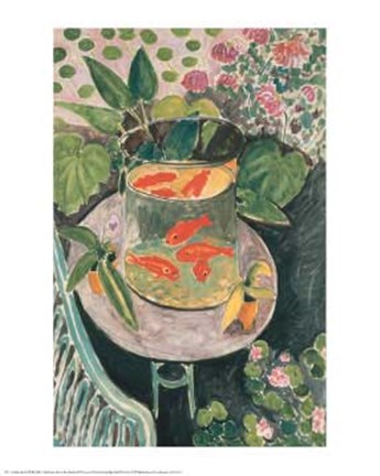 Goldfish, 1912 Fine Art Print by Henri Matisse at FulcrumGallery.com