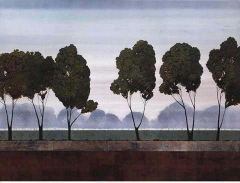 Six Trees Fine Art Print by Robert Charon at FulcrumGallery.com