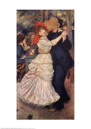 Dance At Bougival Fine Art Print by Pierre-Auguste Renoir at ...