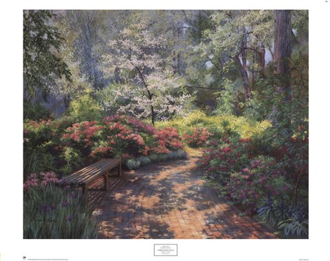 Cobblestone Walk Fine Art Print by Barbara Hails at FulcrumGallery.com