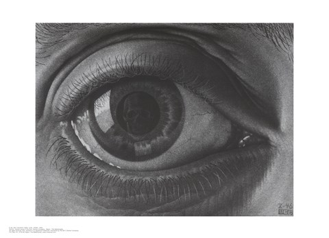 Eye, c.1946 Fine Art Print by M.C. Escher at FulcrumGallery.com