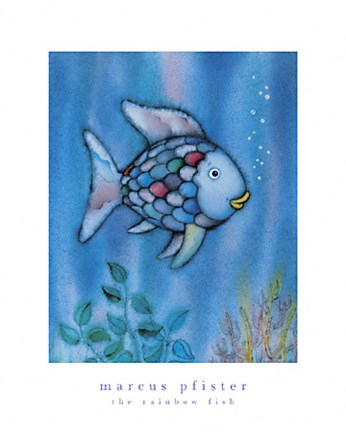 The Rainbow Fish Thinking of Octopus Advice Fine Art Print by Marcus ...