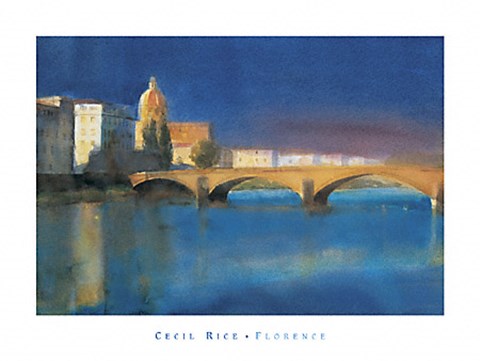 Florence Fine Art Print by Cecil Rice at FulcrumGallery.com