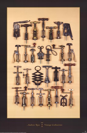 Vintage Corkscrews Fine Art Print by Andrew Rose at FulcrumGallery.com