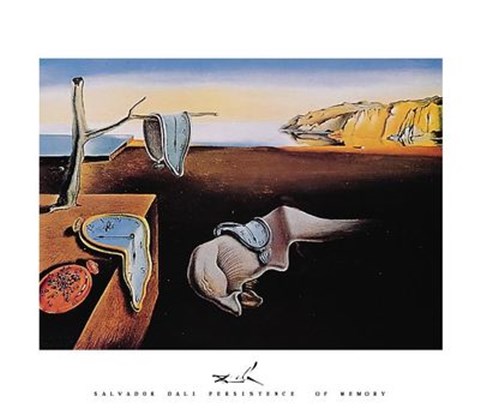 The Persistence of Memory, c.1931 Wall Poster by Salvador Dali at ...