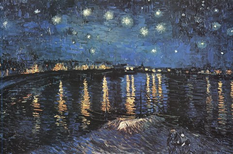 Starry Night over the Rhone, c.1888 Wall Poster by Vincent Van Gogh at ...