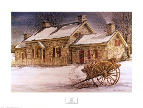 Yule Log Fine Art Print by Dan Campanelli at FulcrumGallery.com