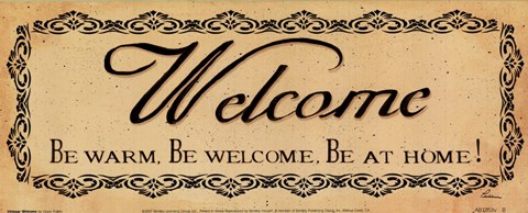 Vintage Welcome Fine Art Print by Grace Pullen at FulcrumGallery.com