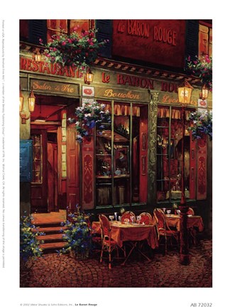 Le Baron Rouge Fine Art Print by Viktor Shvaiko at FulcrumGallery.com