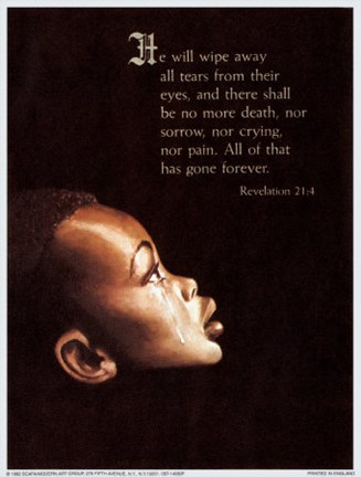 Soul Tears Boy Fine Art Print by Serge at FulcrumGallery.com