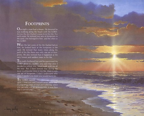 Footprints Fine Art Print by Larry Prellop at FulcrumGallery.com