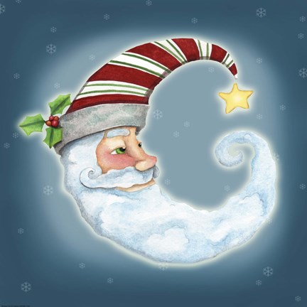 Santa Moon Fine Art Print by Jennifer Nilsson at FulcrumGallery.com