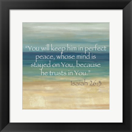 Navy Blue Horizons Scripture I Fine Art Print by Cynthia Coulter at ...