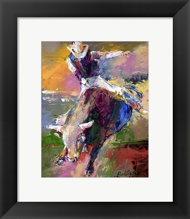 Bull Rider Fine Art Print by Richard Wallich at FulcrumGallery.com