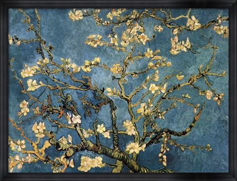 Blossoming Almond Tree, Saint-Remy, c.1890 Fine Art Print by Vincent ...